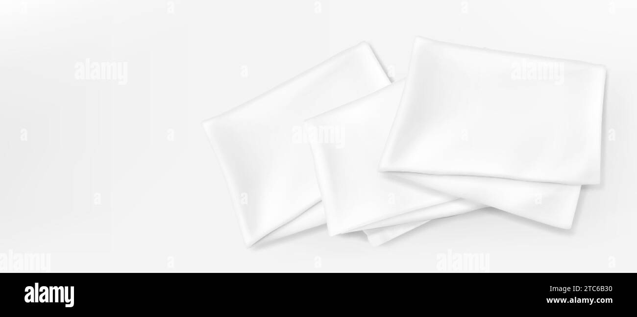 Starched white tablecloth Stock Vector Images - Alamy