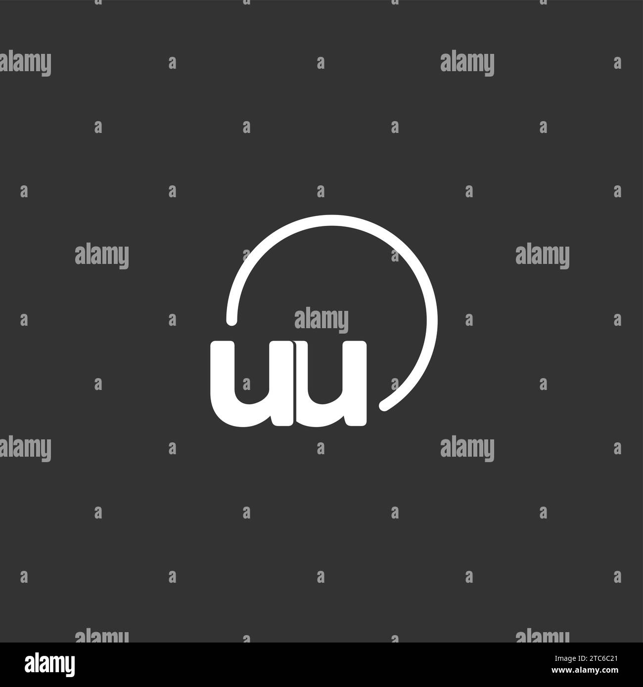 UU initial logo with rounded circle vector graphic Stock Vector Image & Art - Alamy