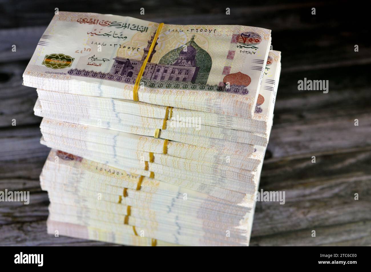 Piles and Stacks of Egypt money thousands of Pounds currency banknotes ...