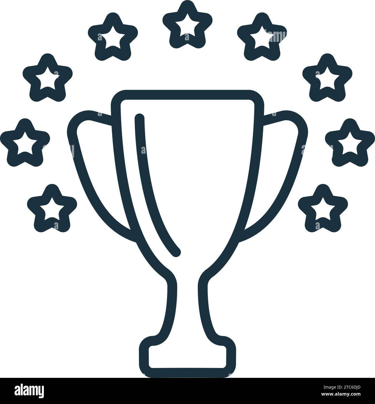 Triumph icon. Monochrome simple sign from challenges collection ...