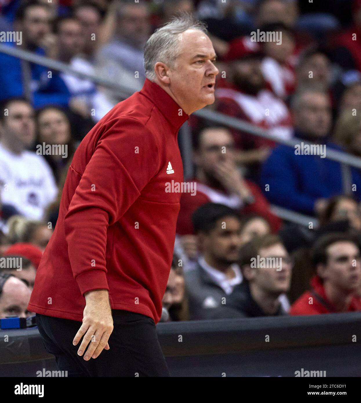 Rutgers Scarlet Knights head coach Steve Pikiell during the Garden ...
