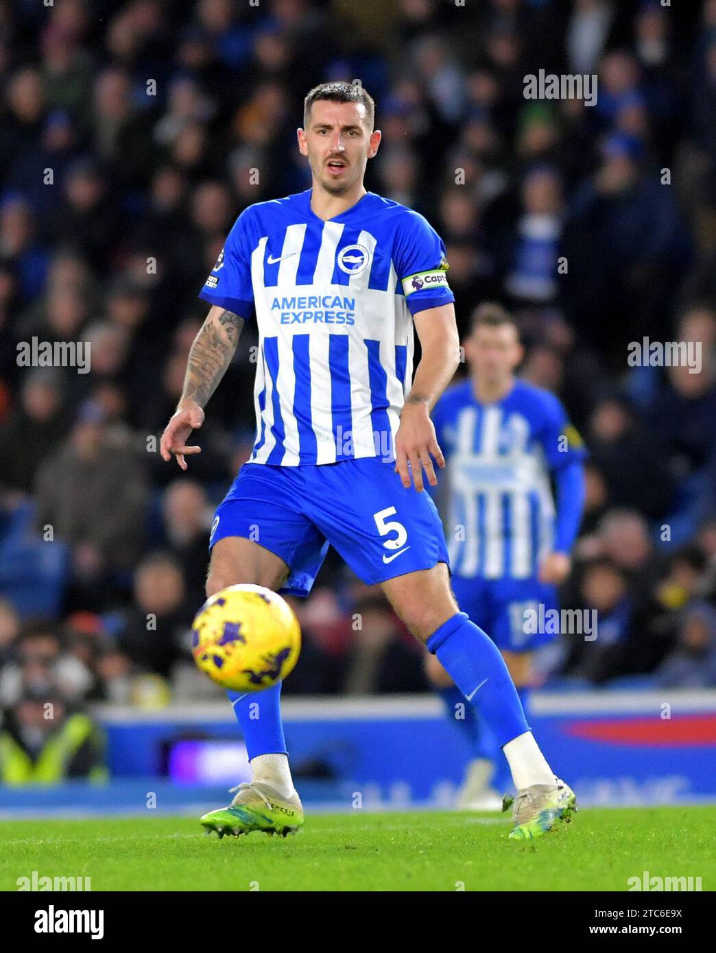 Lewis Dunk of Brighton during the Premier League match between Brighton ...