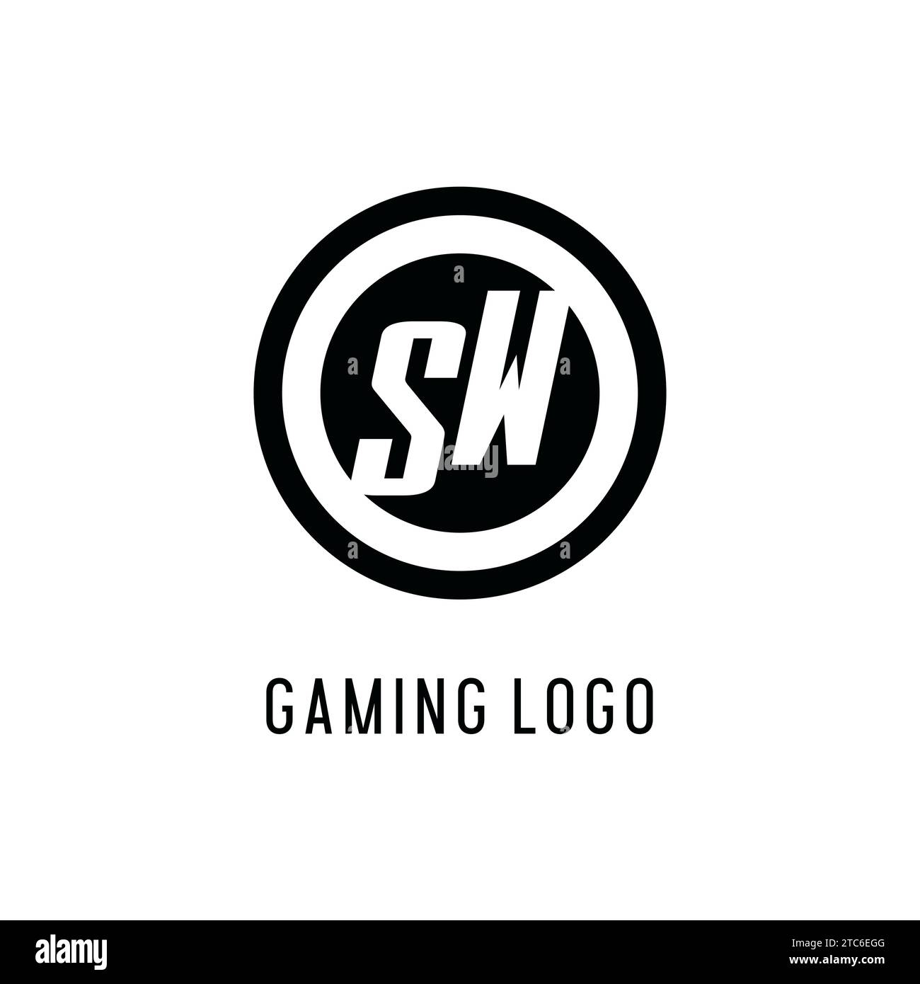 Initial SW logo concentric circle line, clean and simple monogram logo ... Initial SW logo concentric circle line, clean and simple monogram logo ...