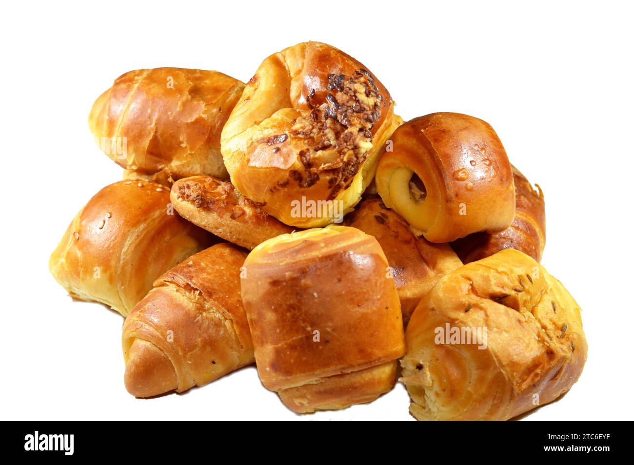 Assorted mini Pâté with different fillings and toppings, cheese ...