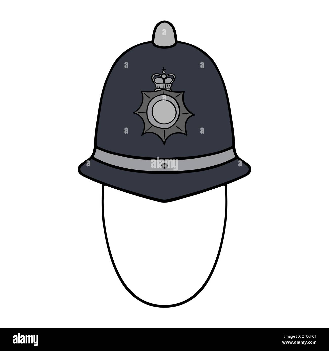 police cap in England icon. Element of United Kingdom culture icons ...
