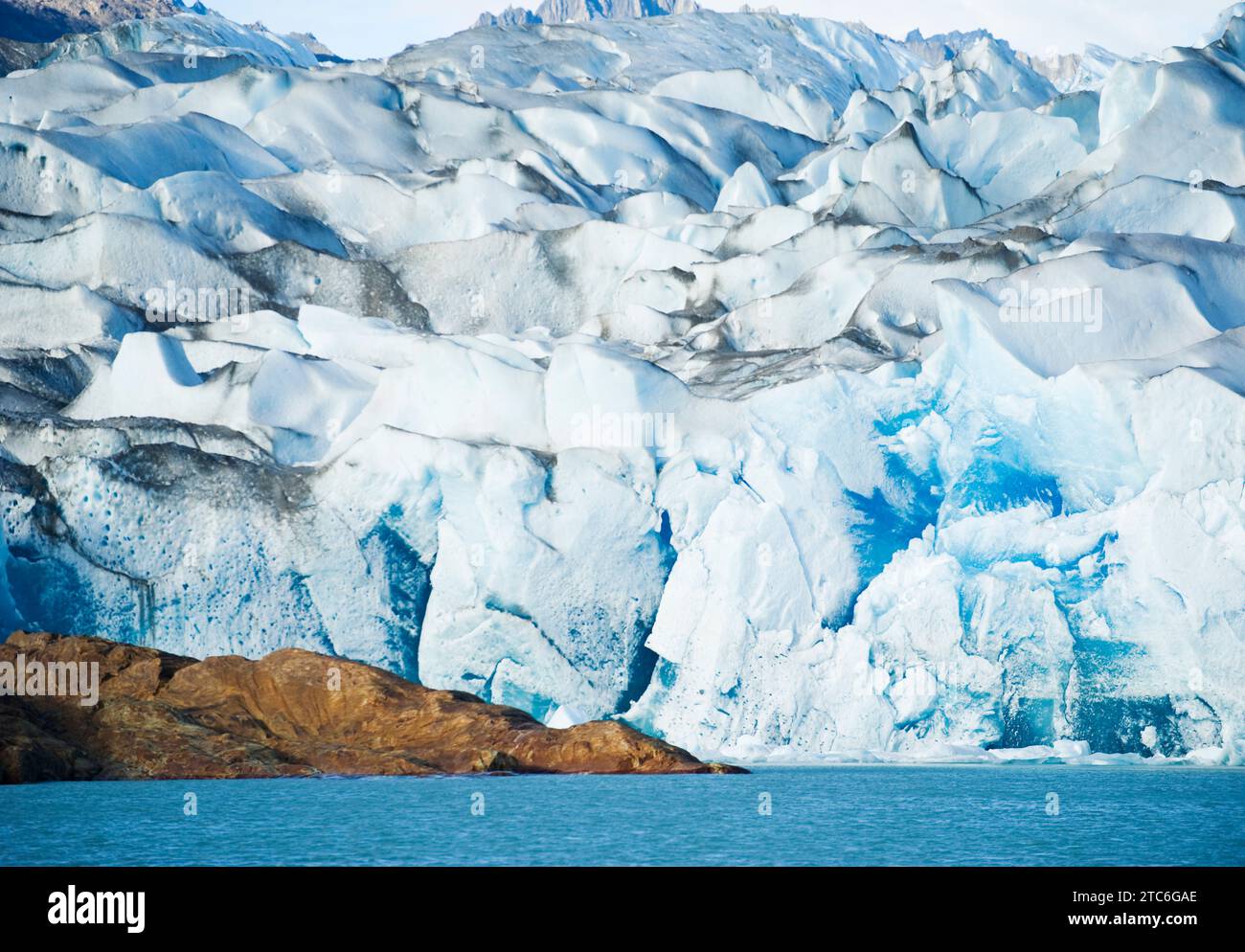 The Viedma Glacier terminating into Lago Viedma, Chalten, Argentina ...