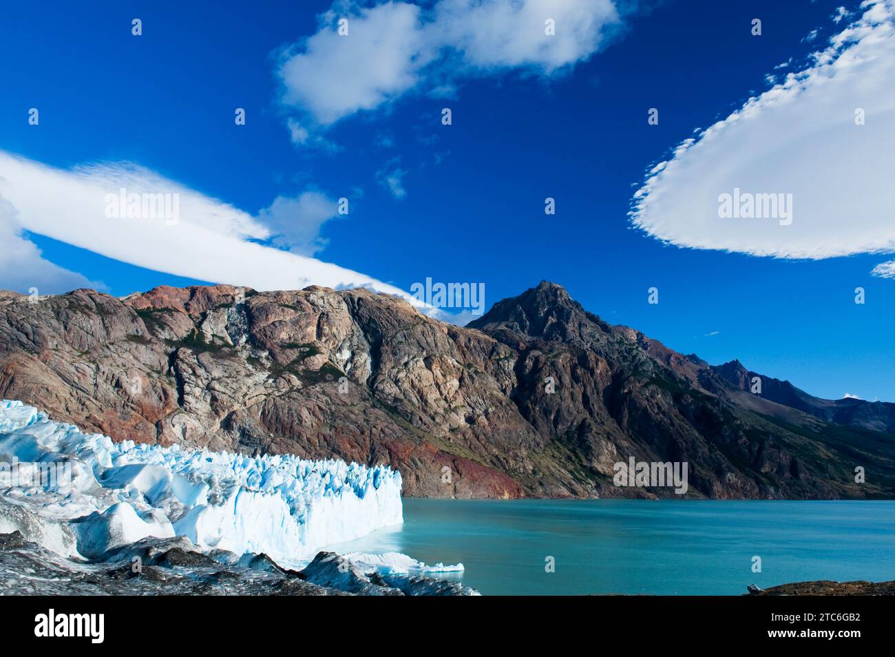The Viedma Glacier terminating into Lago Viedma, Chalten, Argentina ...
