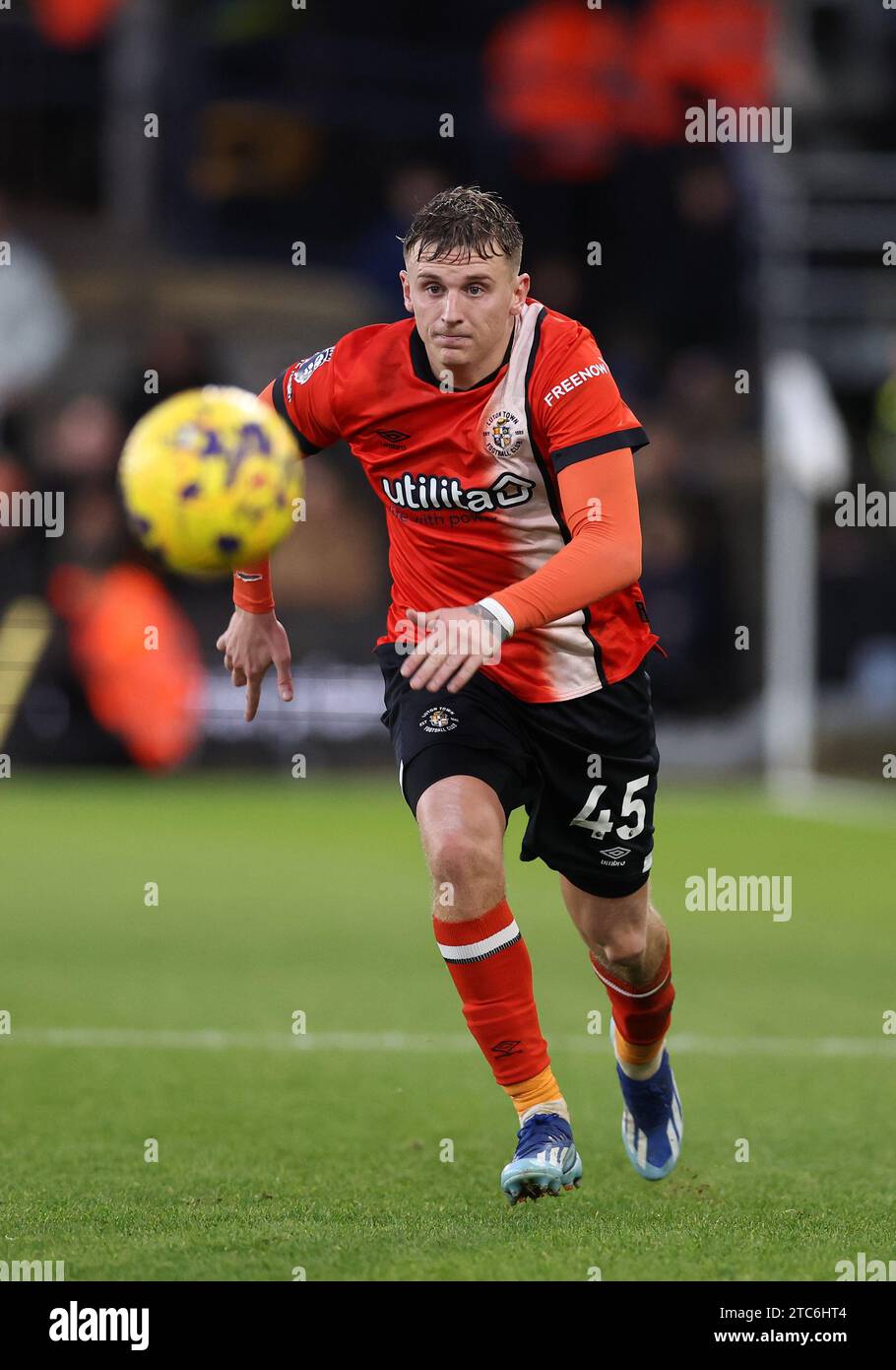 Luton, UK. 10th Dec, 2023. Alfie Doughty of Luton Town during the ...