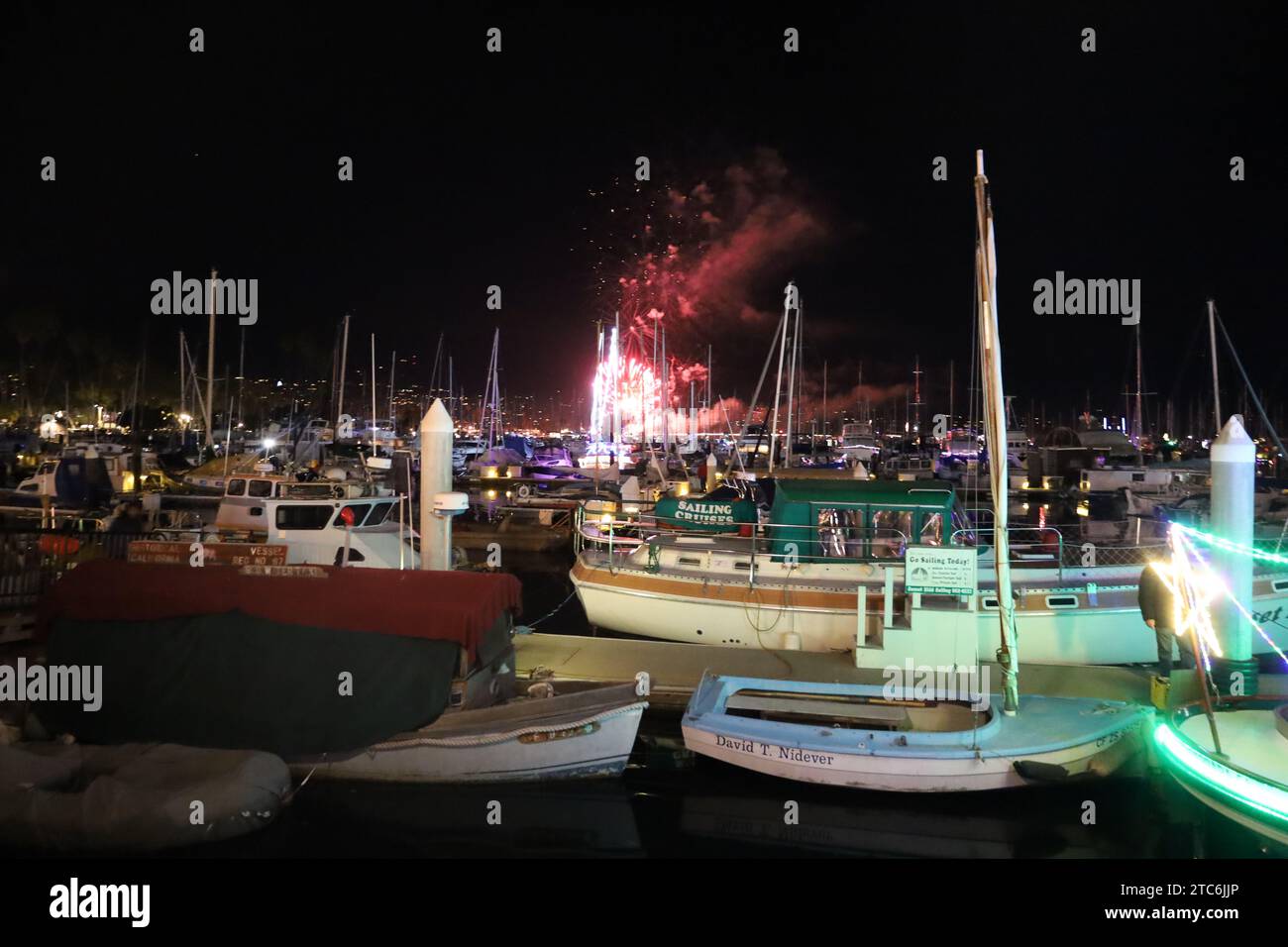Santa Barbara, California, U.S.A. 10th Dec, 2023. Fireworks at the ...