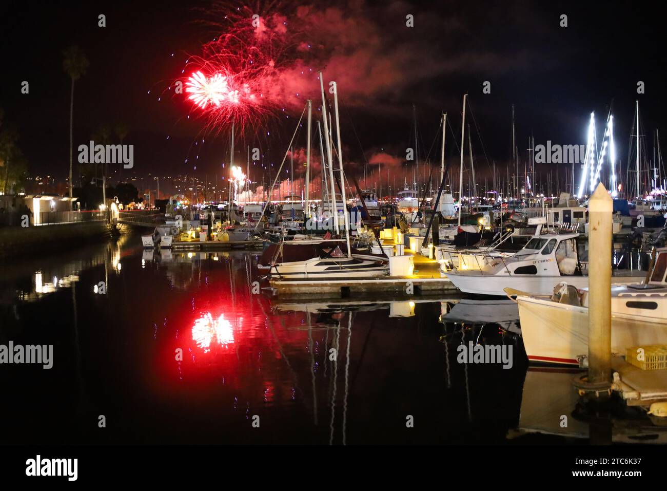 Santa Barbara, California, U.S.A. 10th Dec, 2023. Fireworks at the ...