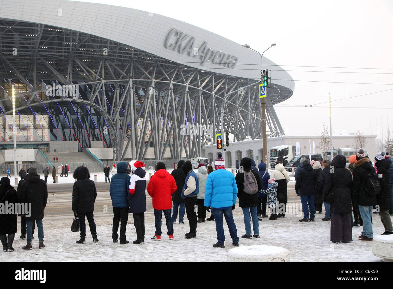 Saint Petersburg, Russia. 10th Dec, 2023. The SKA Arena has opened in ...