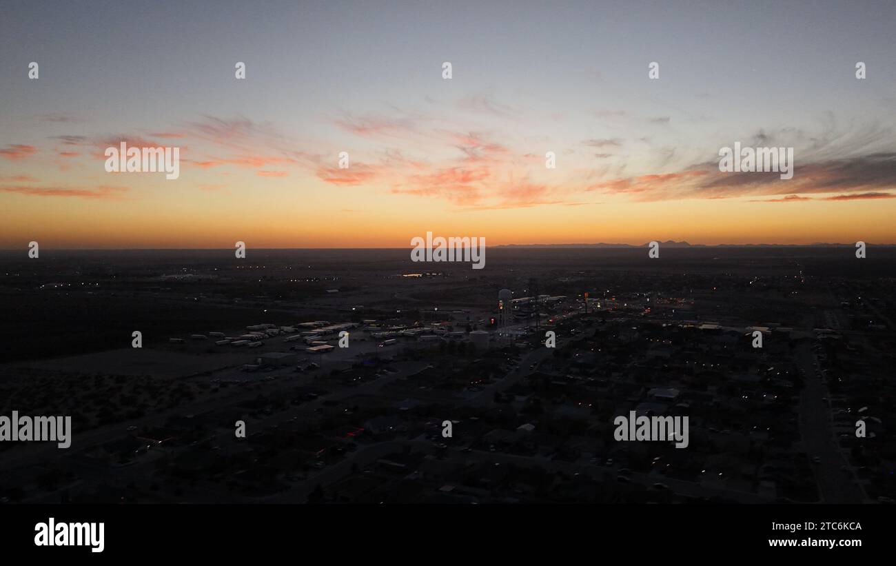 Breathtaking sunset illuminating sky hi-res stock photography and ...