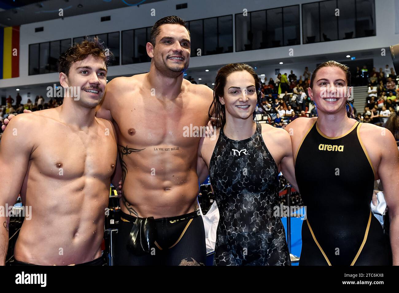 Mewen Tomac, Florent Manaudou, Beryl Gastaldello and Charlotte Bonnet ...
