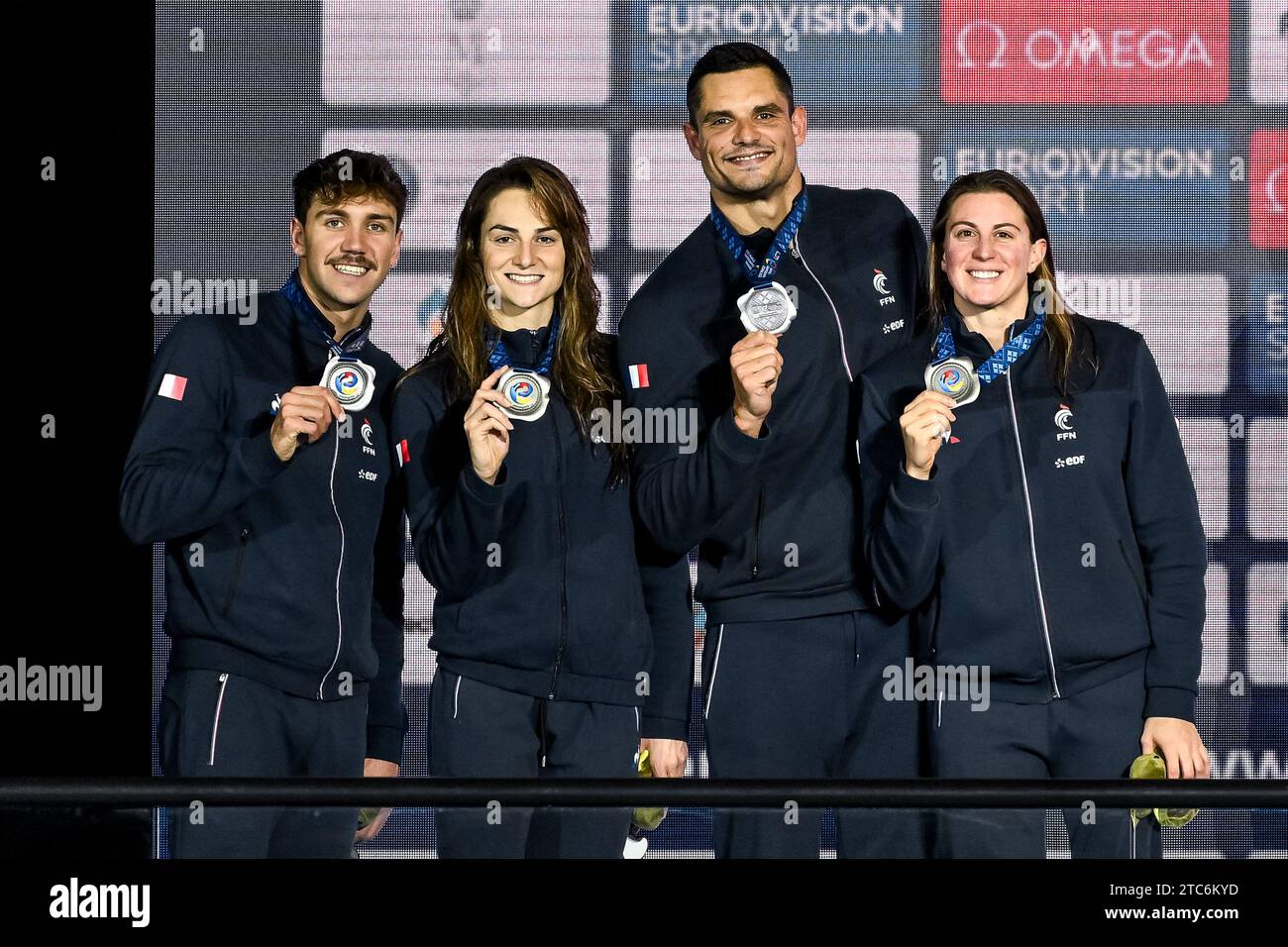 Mewen Tomac, Beryl Gastaldello, Florent Manaudou and Charlotte Bonnet ...