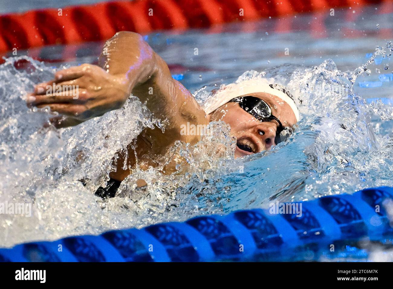 Barbora Seemanova of Czechia competes in the 200m Freestyle Women Final ...