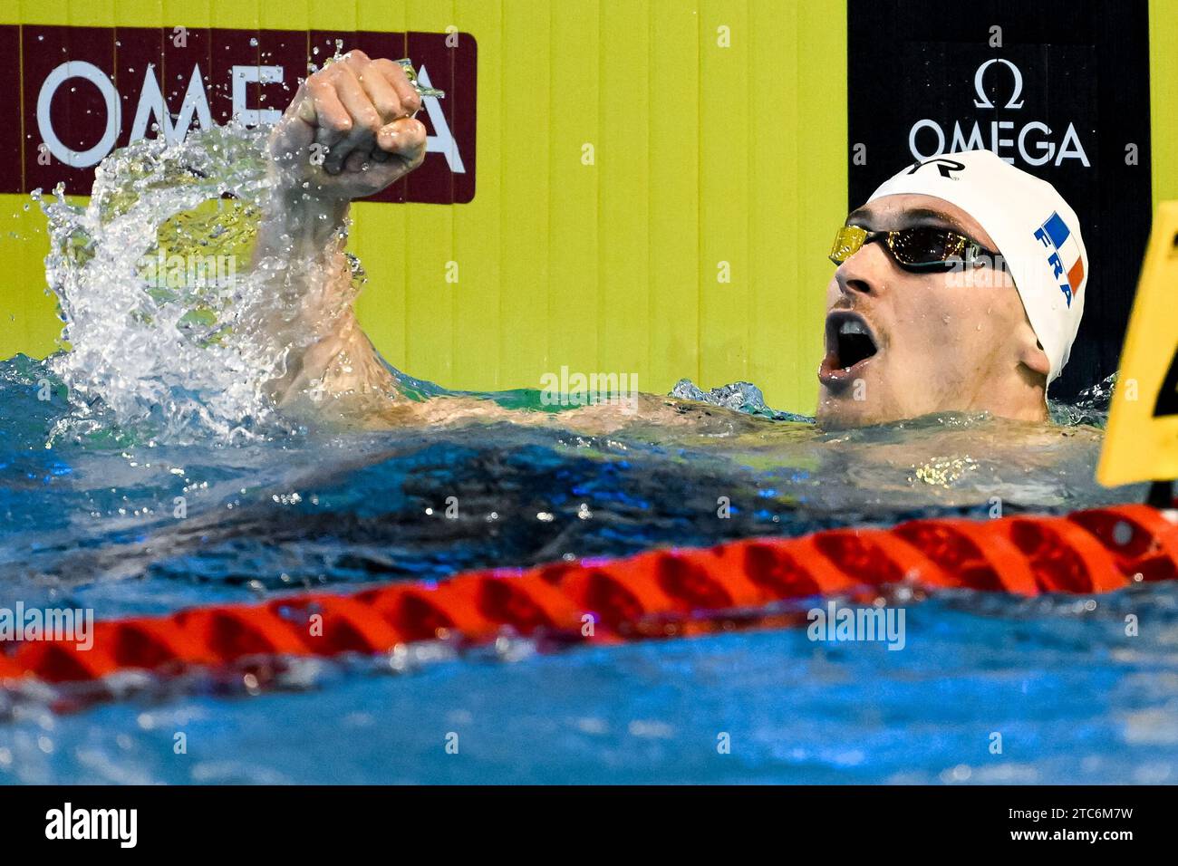 Maxime Grousset of France celebrates after winning the gold medal in ...