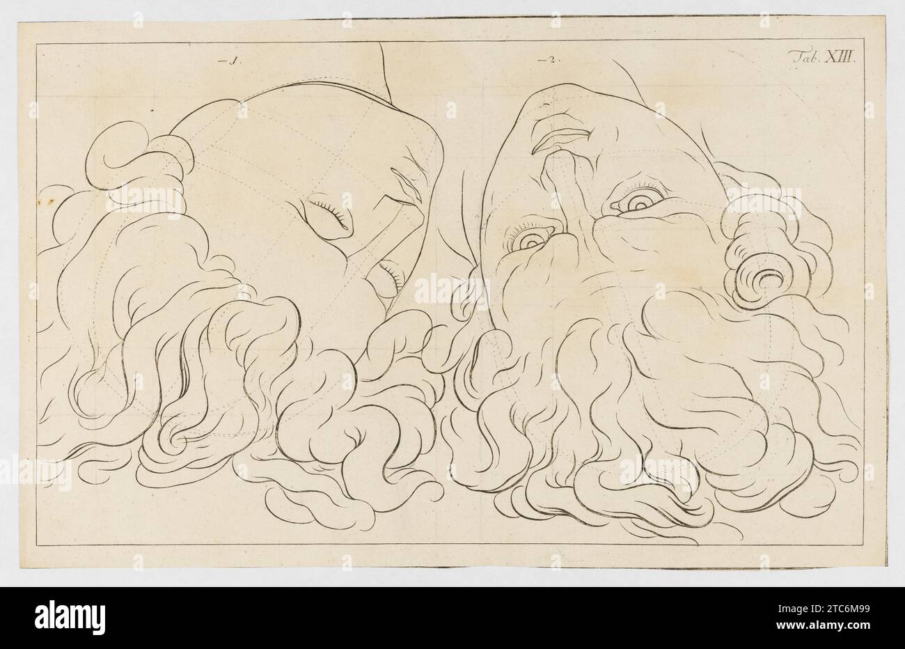 Two heads drawing hi-res stock photography and images - Alamy