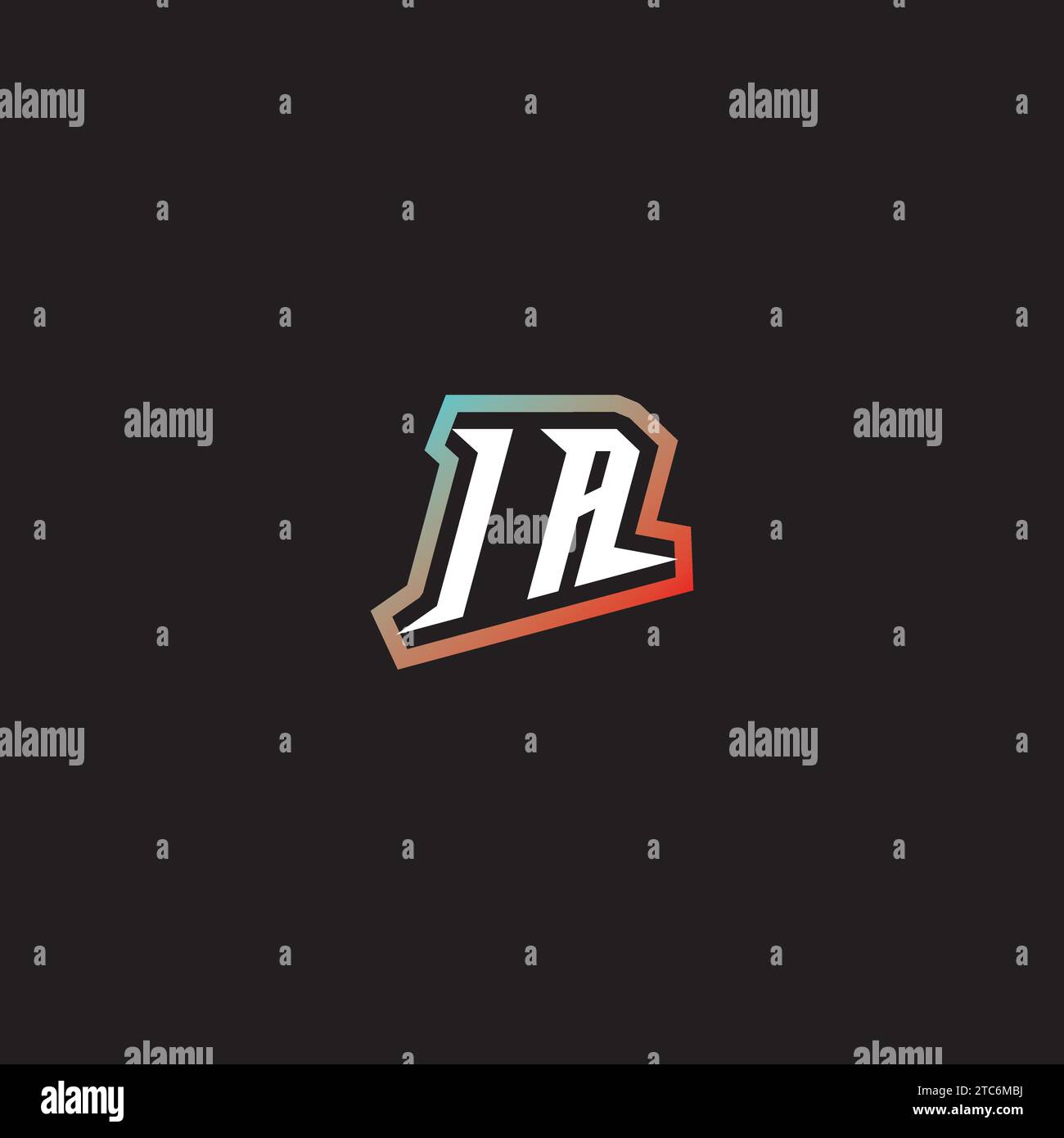 Letter ia logo hi-res stock photography and images - Alamy