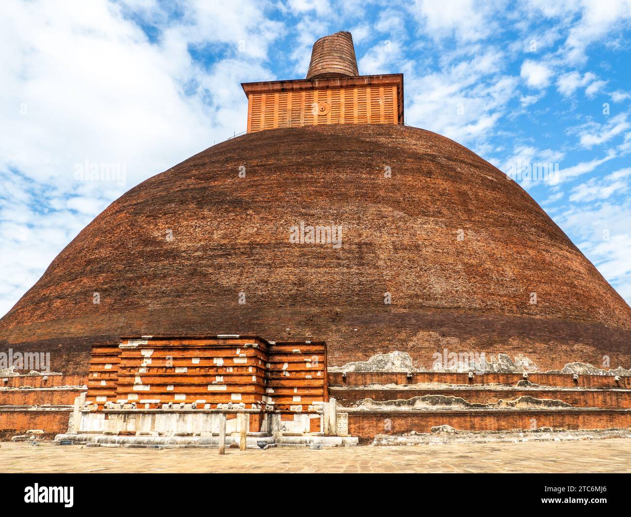 Jaetavanarama stupe in the Sacred city of Anuradhapura in Sri Lanka ...