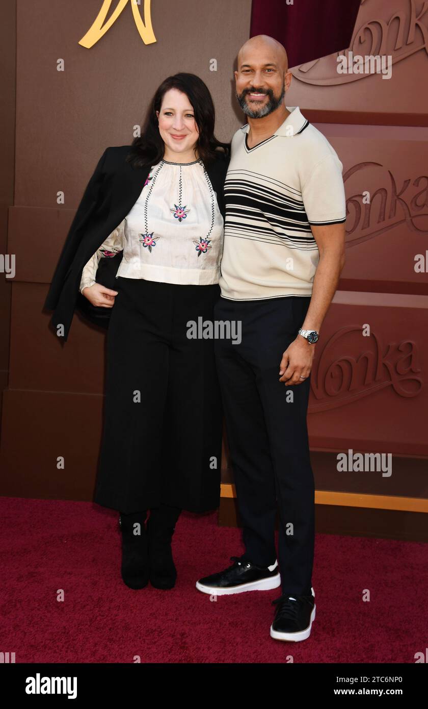 LOS ANGELES, CALIFORNIA - DECEMBER 10: (L-R) Elle Key and Keegan ...