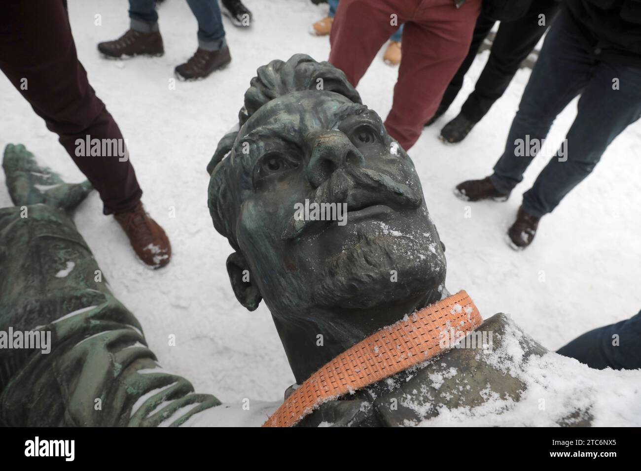 Non Exclusive: KYIV, UKRAINE - DECEMBER 9, 2023 - The monument to ...