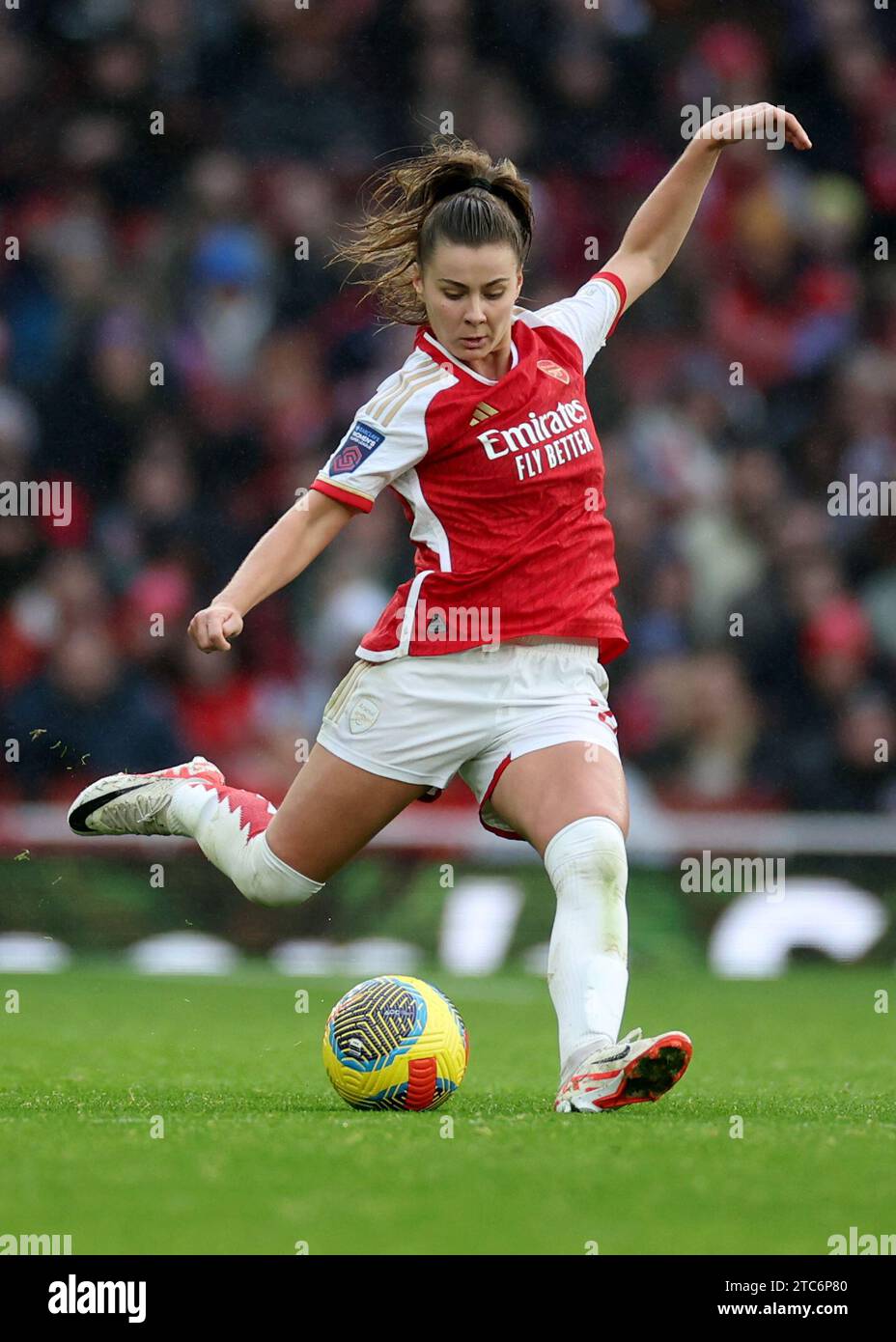 Arsenal's Victoria Pelova in action during the Barclays Women's Super ...