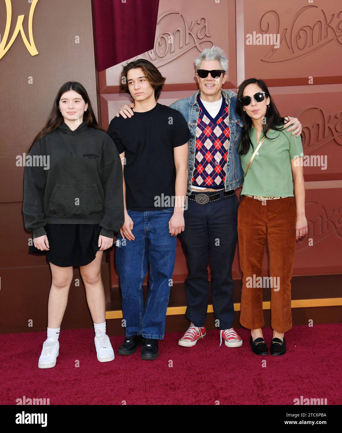 LOS ANGELES, CALIFORNIA - DECEMBER 10: (L-R) Arlo Clapp, Rocko Akira ...