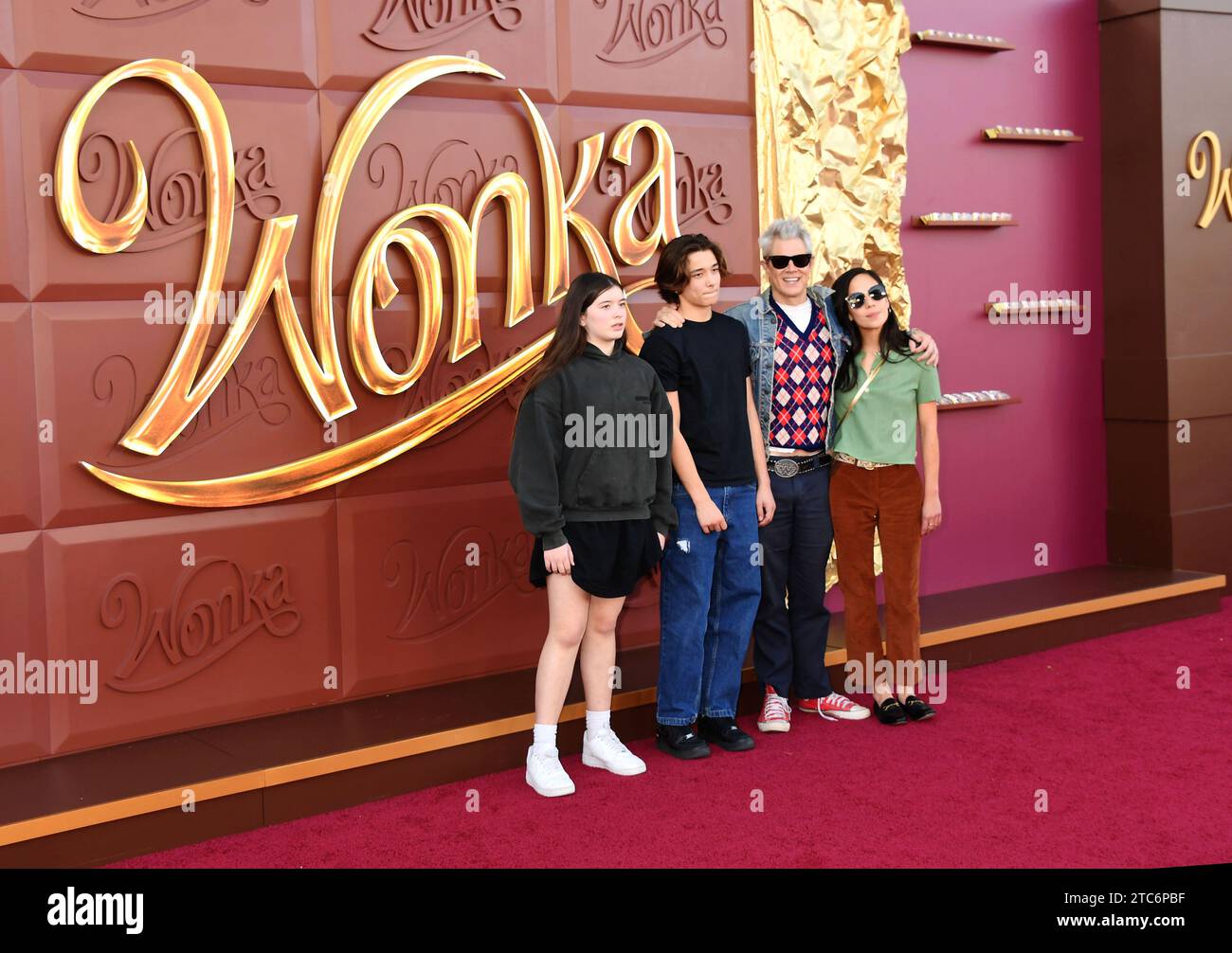 LOS ANGELES, CALIFORNIA - DECEMBER 10: (L-R) Arlo Clapp, Rocko Akira ...
