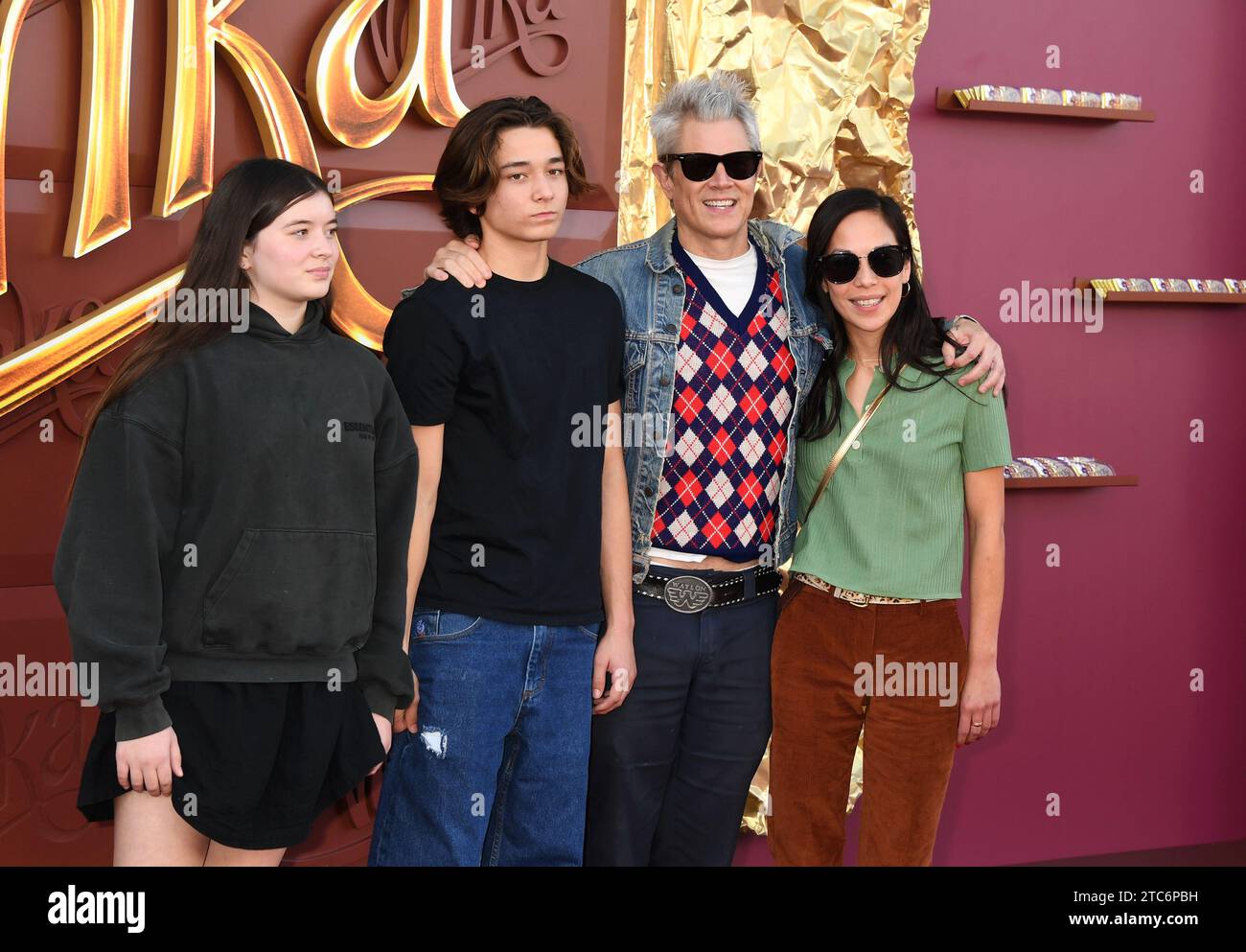 LOS ANGELES, CALIFORNIA - DECEMBER 10: (L-R) Arlo Clapp, Rocko Akira ...