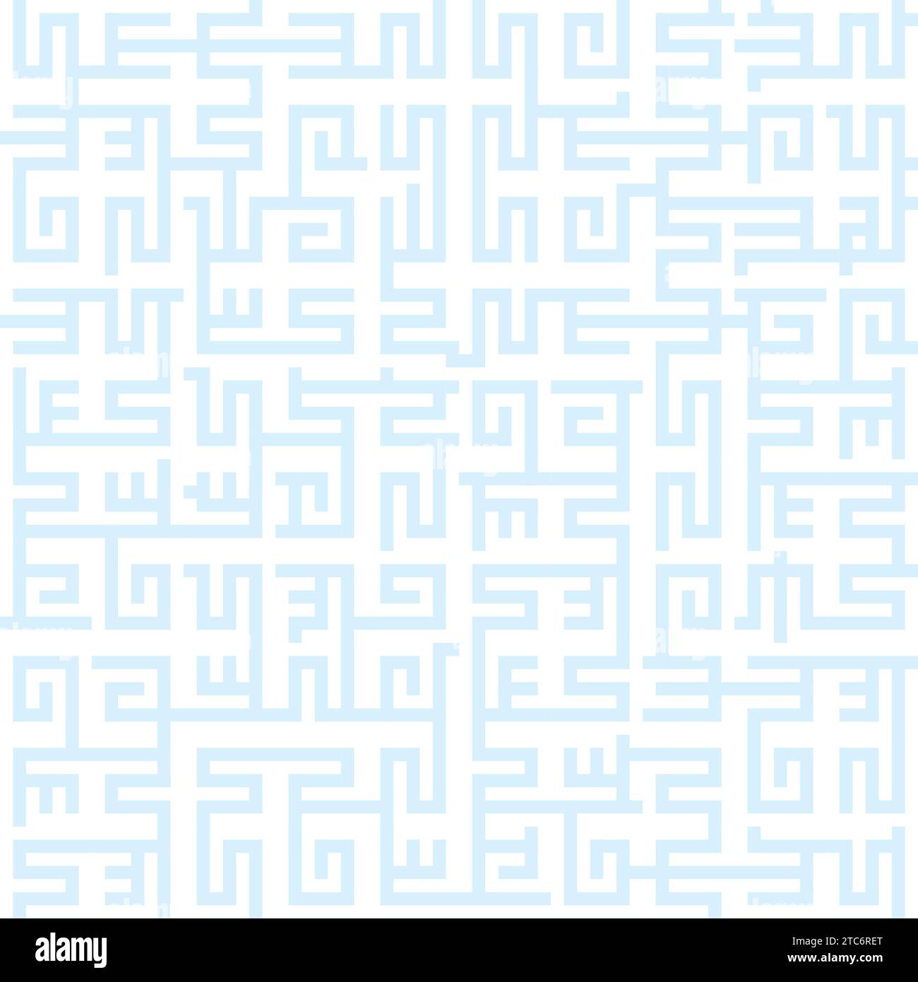 Greek key labyrinth seamless vector pattern. Ancient Mediterranean ...