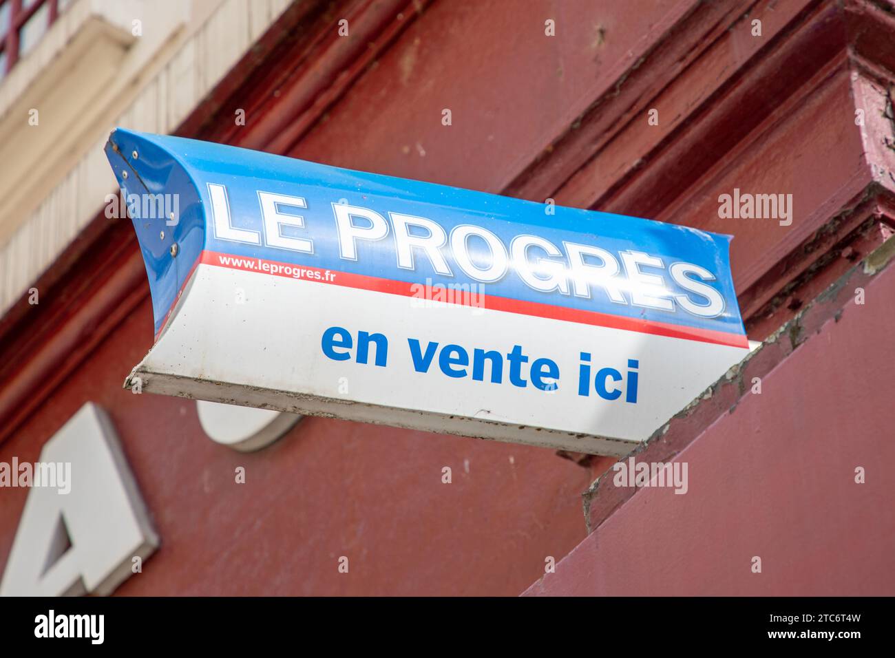 Lyon , France - 10 26 2023 : le progres france French newspaper ...
