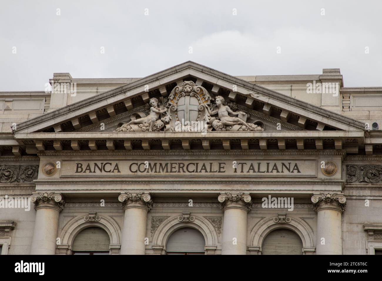 milan, Italy - 11 07 2023 : Banca Commerciale Italiana BCI palace in ...