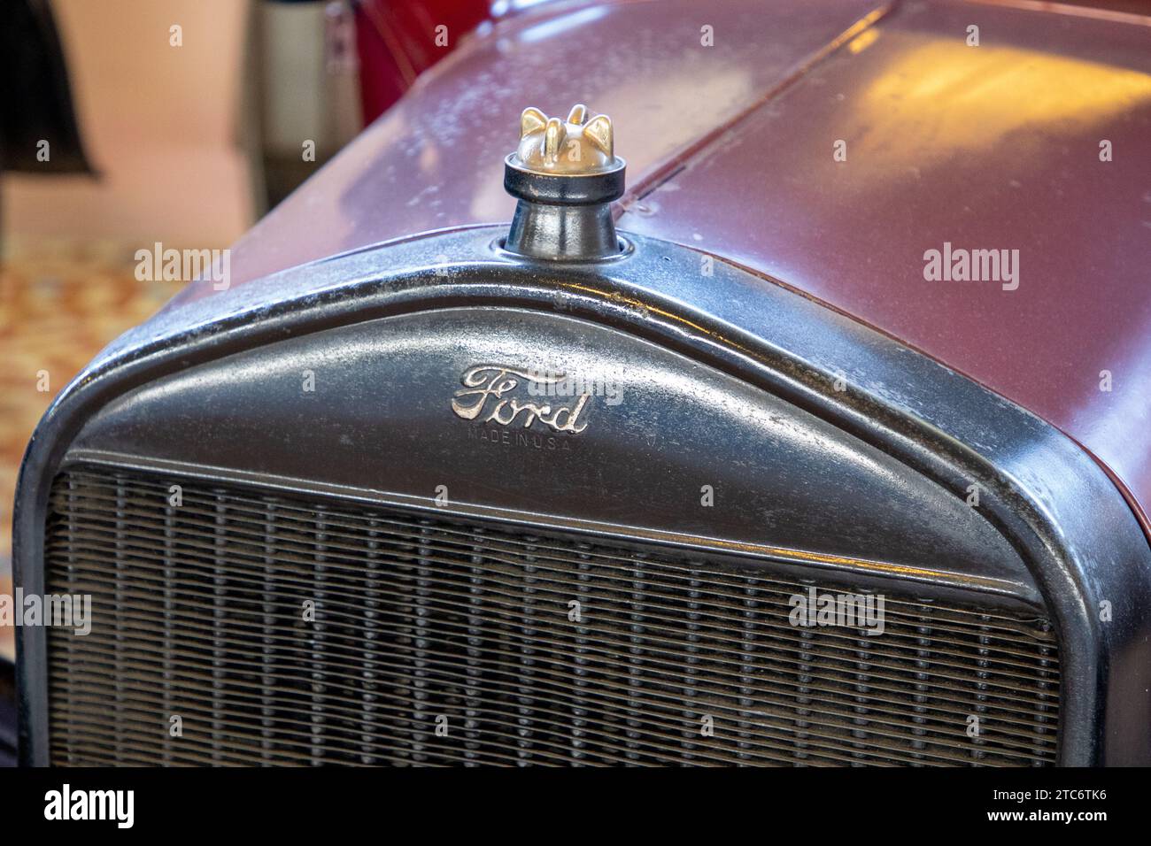 Bordeaux , Aquitaine France - 04 20 2023 : ford made in usa text sign ...