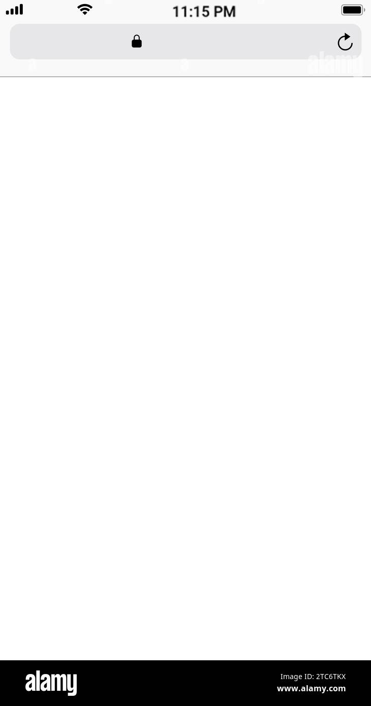 Web browser window mockup Cut Out Stock Images & Pictures - Alamy