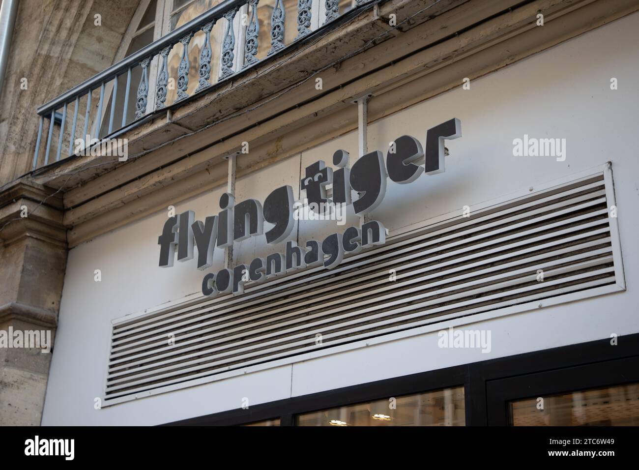 Bordeaux , Aquitaine France - 04 20 2023 : Flying Tiger Copenhagen logo ...