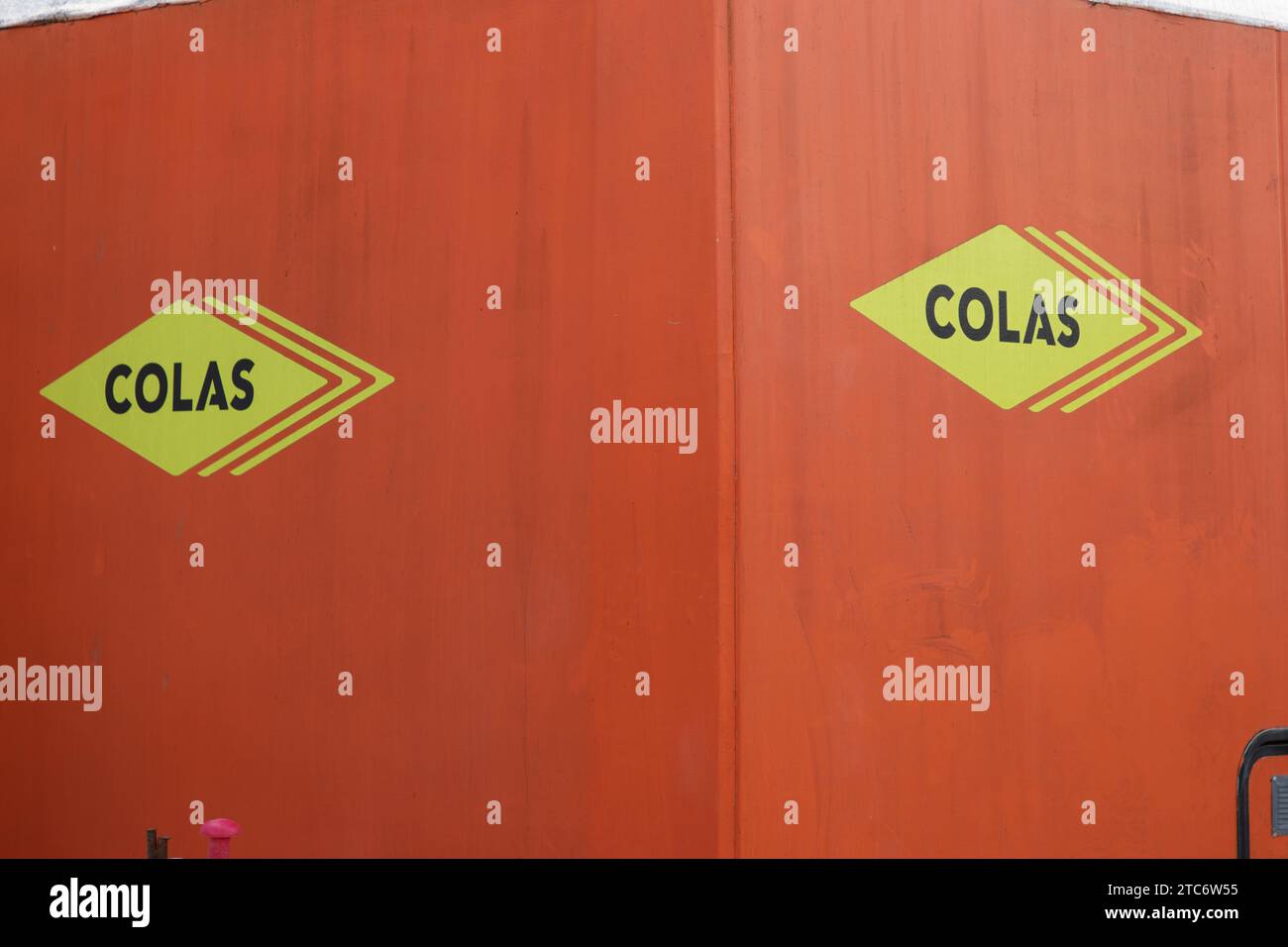 Bordeaux , France - 07 01 2023 : Colas logo brand and text sign on ...
