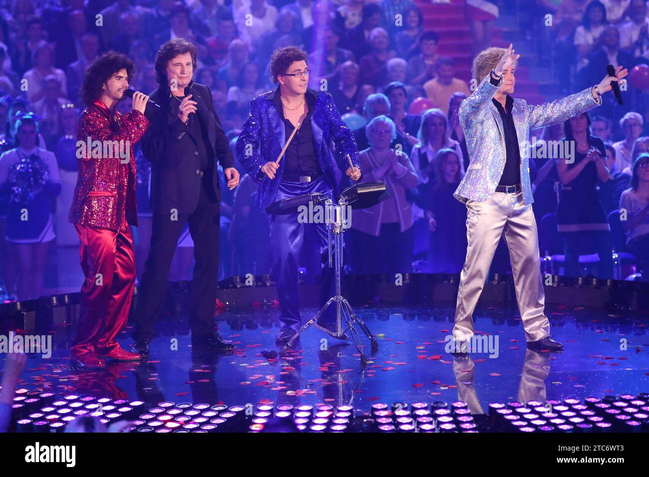 Moderator Florian Silbereisen als Double von Saenger Olaf Malolepski ...