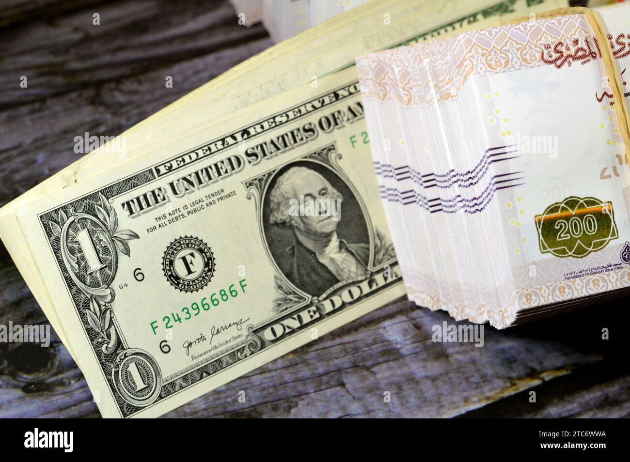 Piles and Stacks of Egypt money thousands of Pounds currency banknotes ...