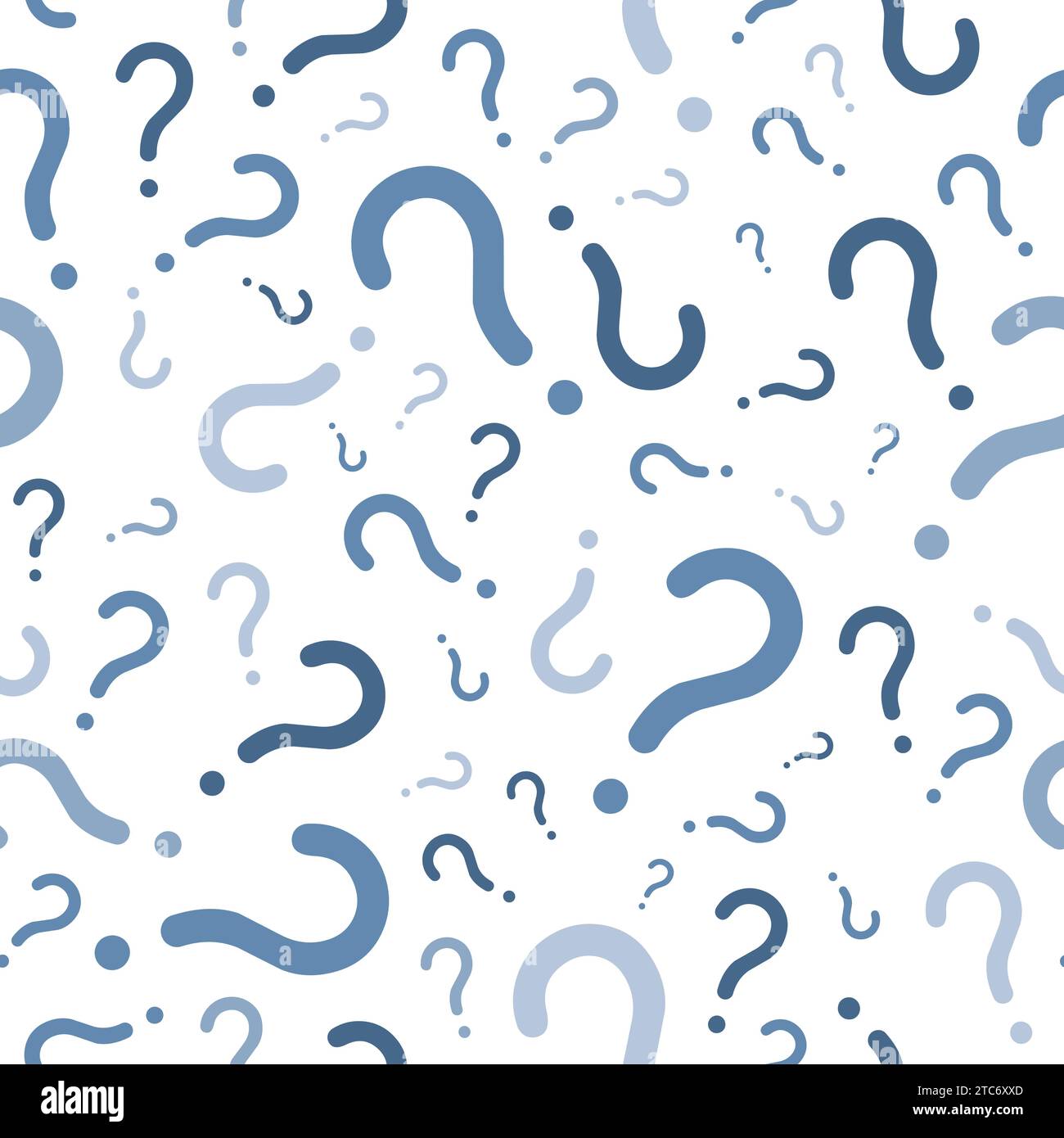 Seamless pattern. Vector question mark pattern. Question marks design ...