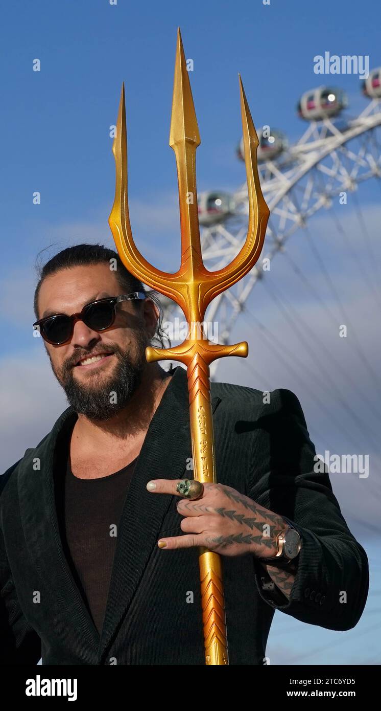 Jason Momoa during a photocall for Aquaman and the Lost Kingdom, at ...