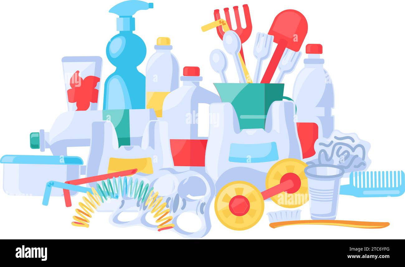 Pile of waste items Stock Vector Images - Alamy
