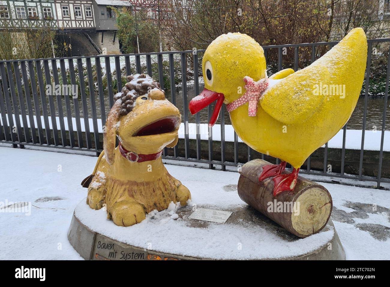 Erfurt Erfurt Thueringen, Deutschland, KIKA-Figuren, 10.12.2023 Figur ...