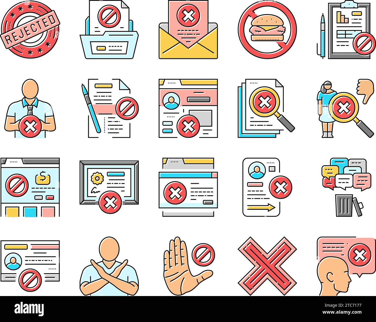 Body language stamp Stock Vector Images - Alamy