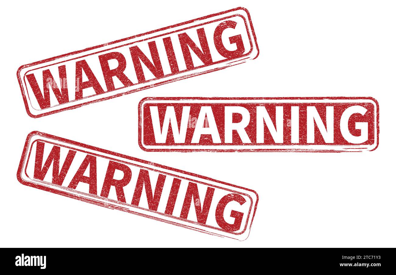 WARNING red grunge square stamp vector illustration Stock Vector Image ... WARNING red grunge square stamp vector illustration Stock Vector Image ...