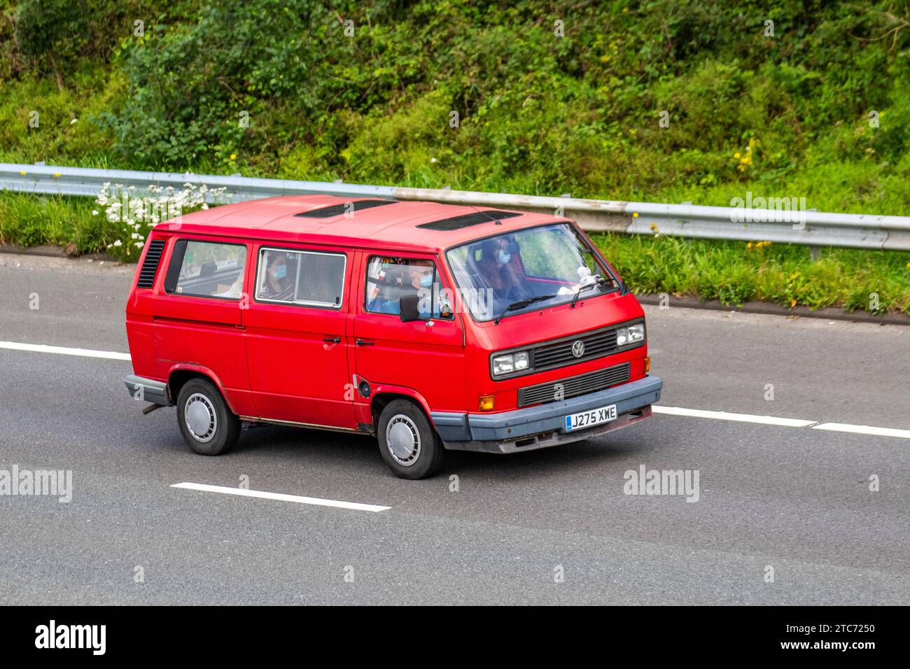 1991 90s nineties Red VW Volkswagen Type 2, third generation Volkswagen ...