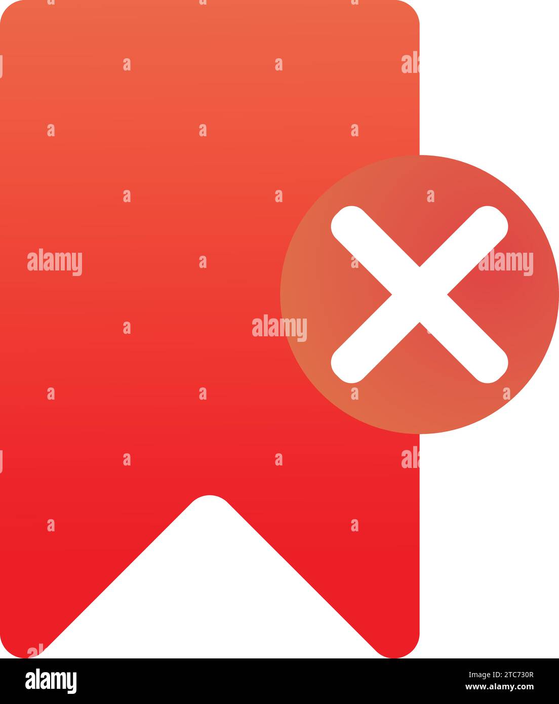 Save Bookmark Icon in vector flat gradient style color, illustration ...