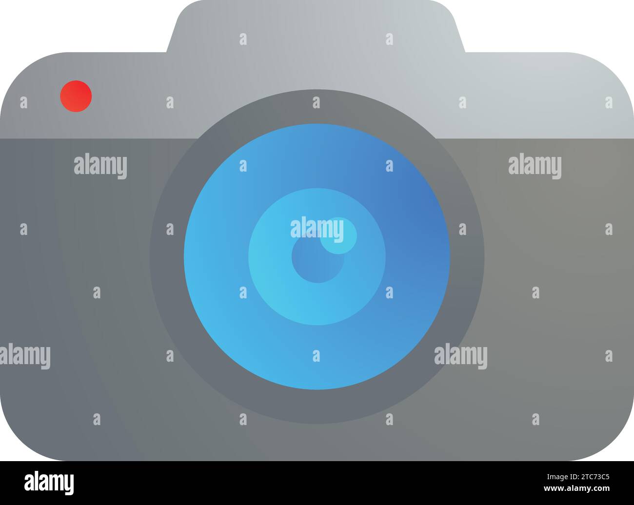 Camera flat gradient color hi-res stock photography and images - Alamy