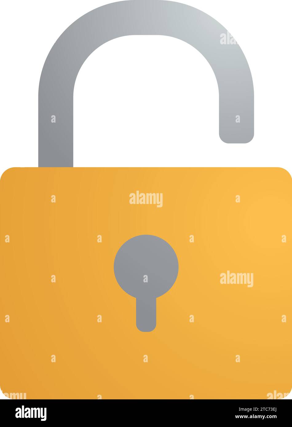 lock padlock Icon, vector, flat, gradient, color, illustration, art for design, ui, web ...