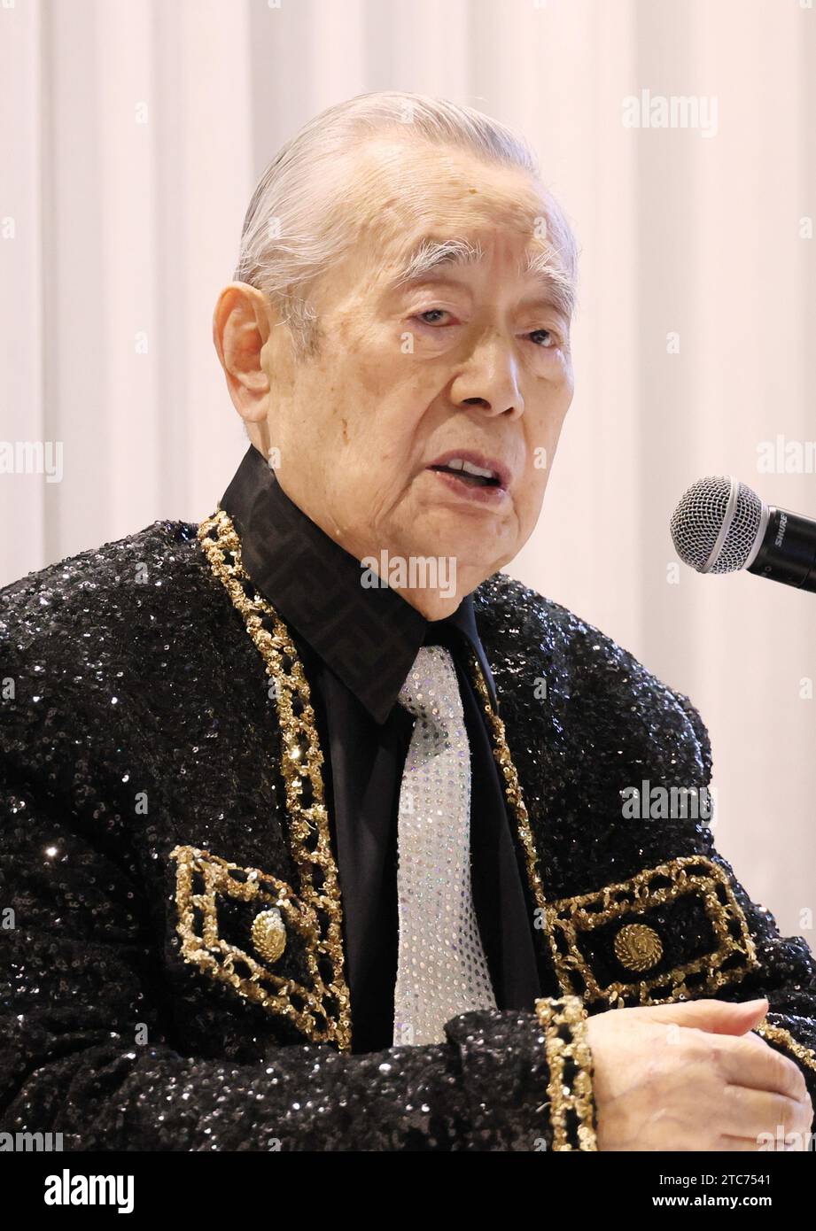 Tokyo, Japan. 11th Dec, 2023. Japanese inventor Yoshiro Nakamatsu ...
