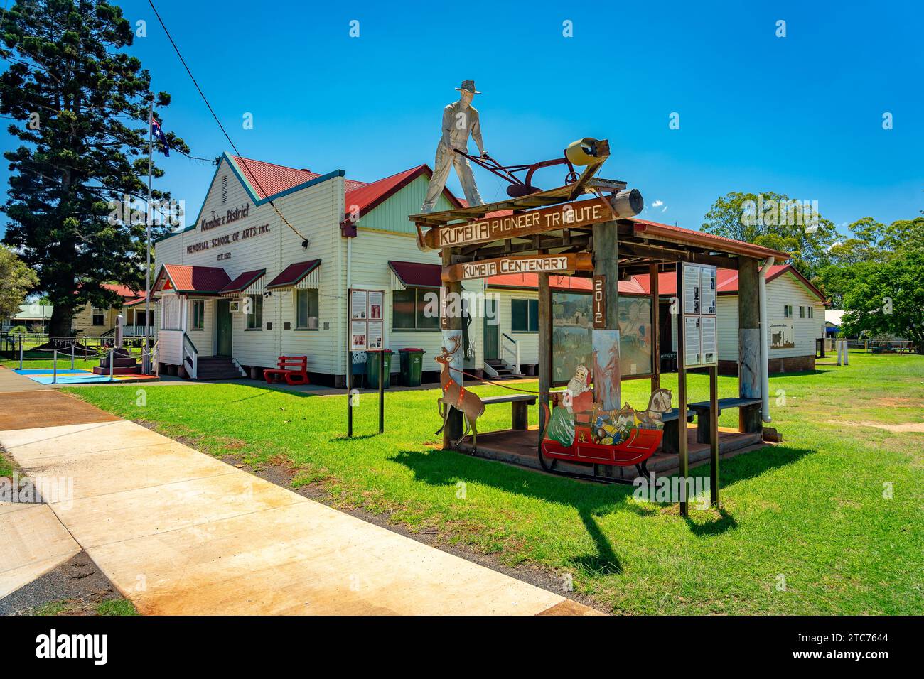 Kumbia, QLD, Australia - Historical buildings in town Stock Photo - Alamy